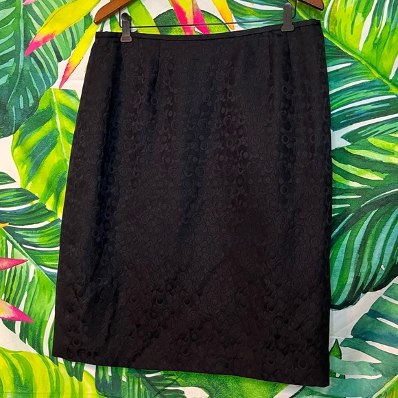 bill blass | Skirts | Vintage Bill Blass Sz 6 Silky Satin Circular ...